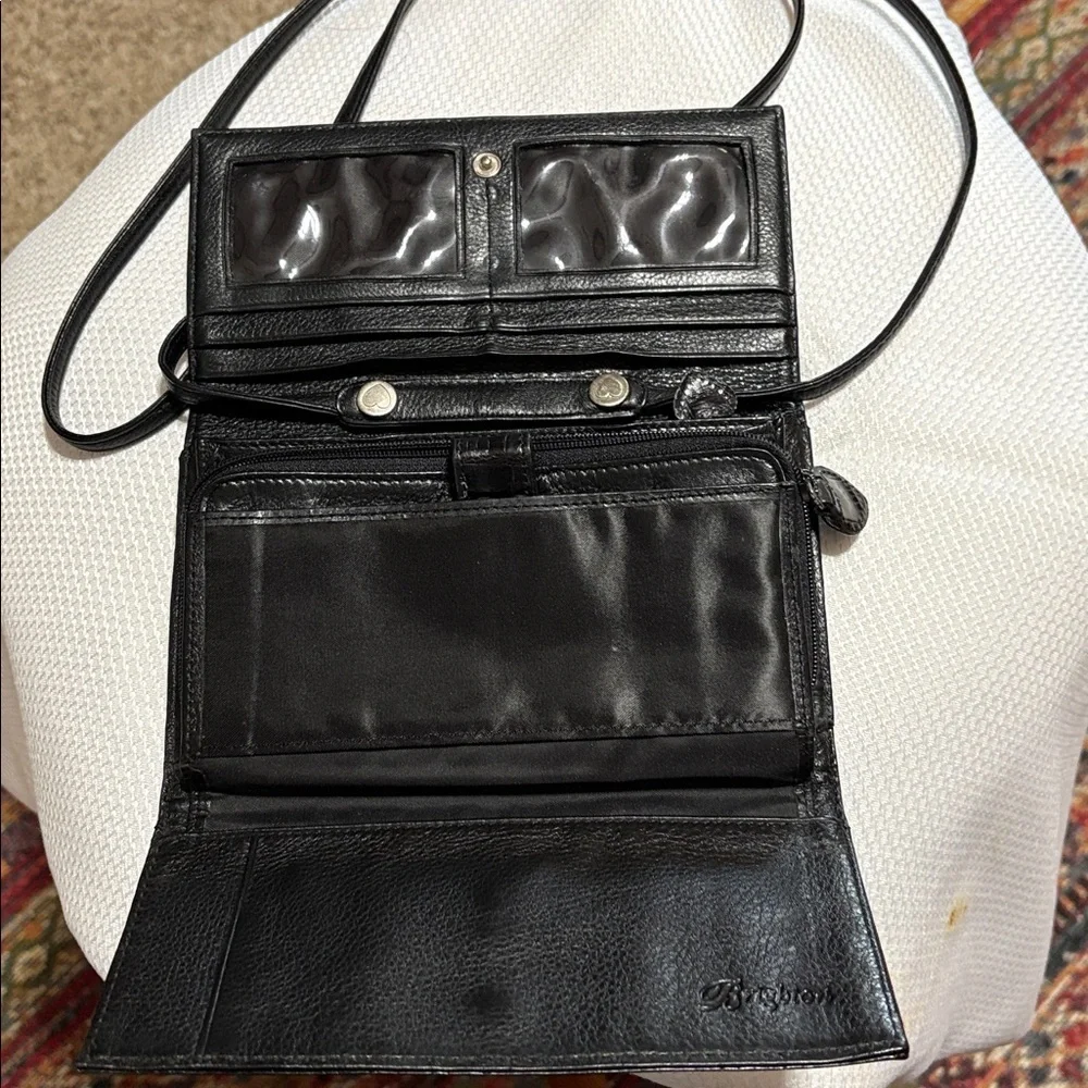 Brighton | Bags | Brighton Elegant Black Crocodile Pattern Womens Bag ...